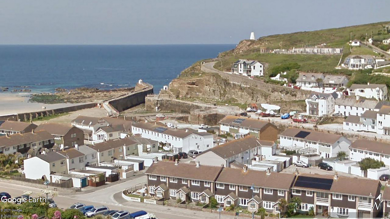 Portreath Harbour from Tregea Hill ... © Ronald Searle :: Geograph ...